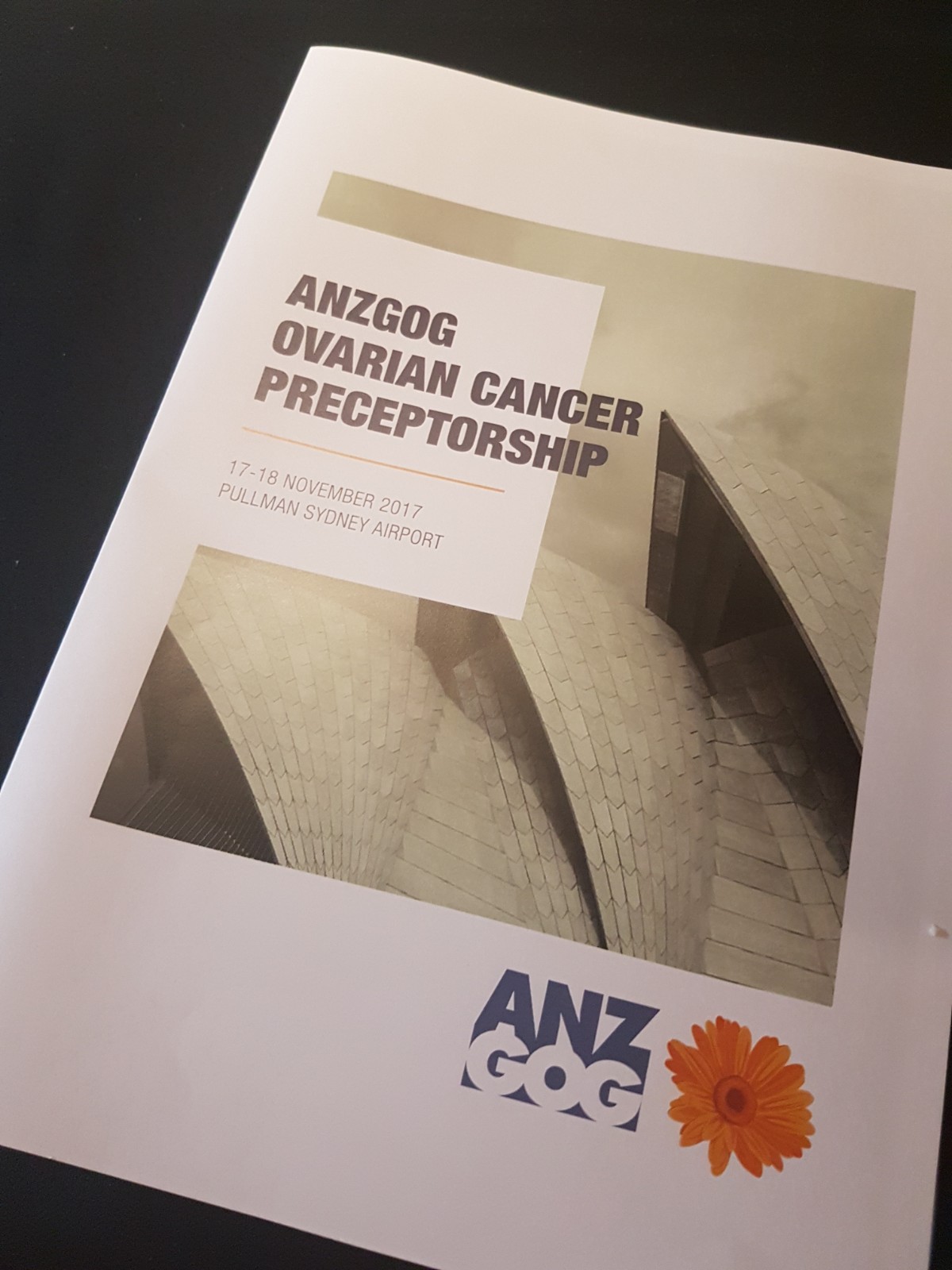 ANZGOG Preceptorship in ovarian cancer 2017