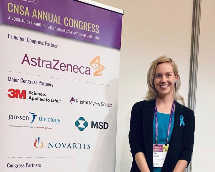 Elsa Larsen, STS volunteer, delivers the opening address at the 2021 ...